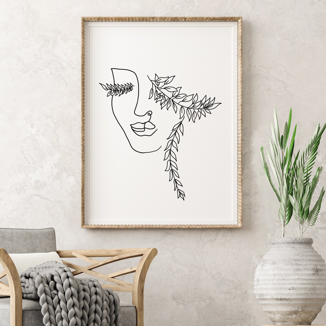 Eyelash Line Drawing Woman Face Line Art Lashes Art Print - Etsy
