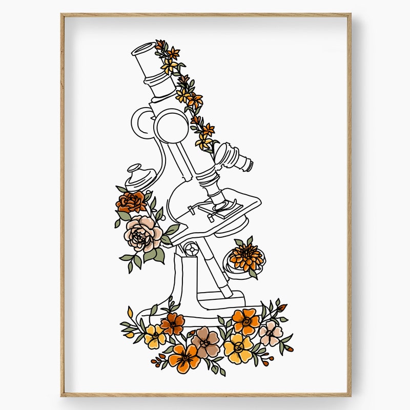 Microscope Art - Etsy