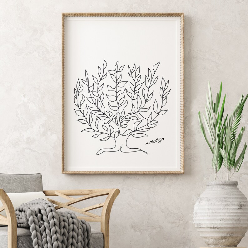 Matisse Tree Print Matisse Tree Poster Matisse Tree Wall - Etsy