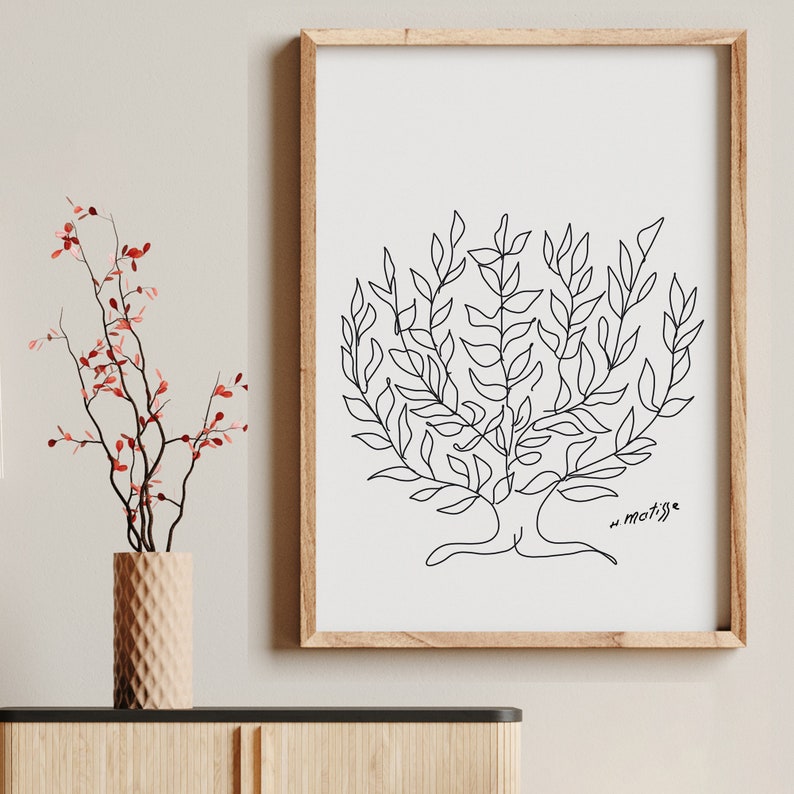 Matisse Tree Print Matisse Tree Poster Matisse Tree Wall - Etsy
