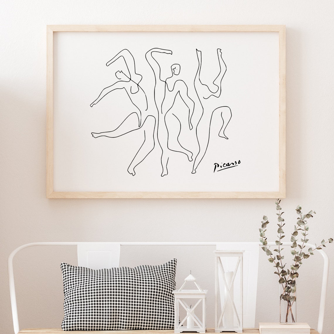 Picasso Line Drawing Print Picasso Print Line Art Picasso | Etsy