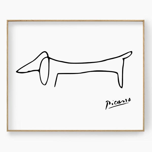 Picasso Line Drawing - Etsy