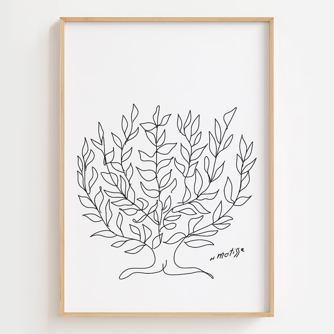 Matisse Tree Print, Matisse Tree Poster, Matisse Tree Wall Art, Matisse ...