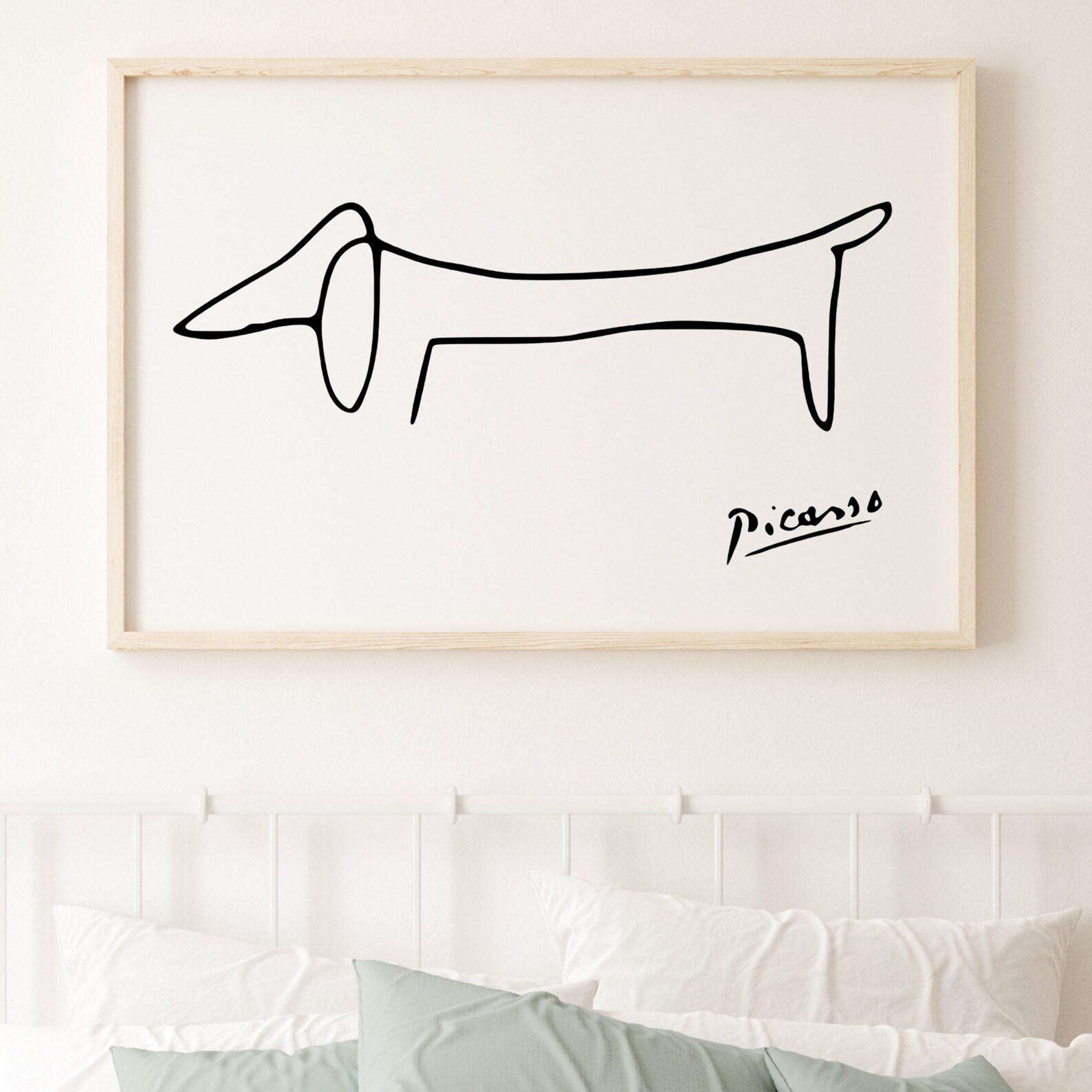 Picasso Dog Print Picasso Animal Art Picasso Line Drawing - Etsy Australia