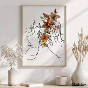 Get Well Wall Art Gift, Floral Surgeon Print, Operating Room Art ...