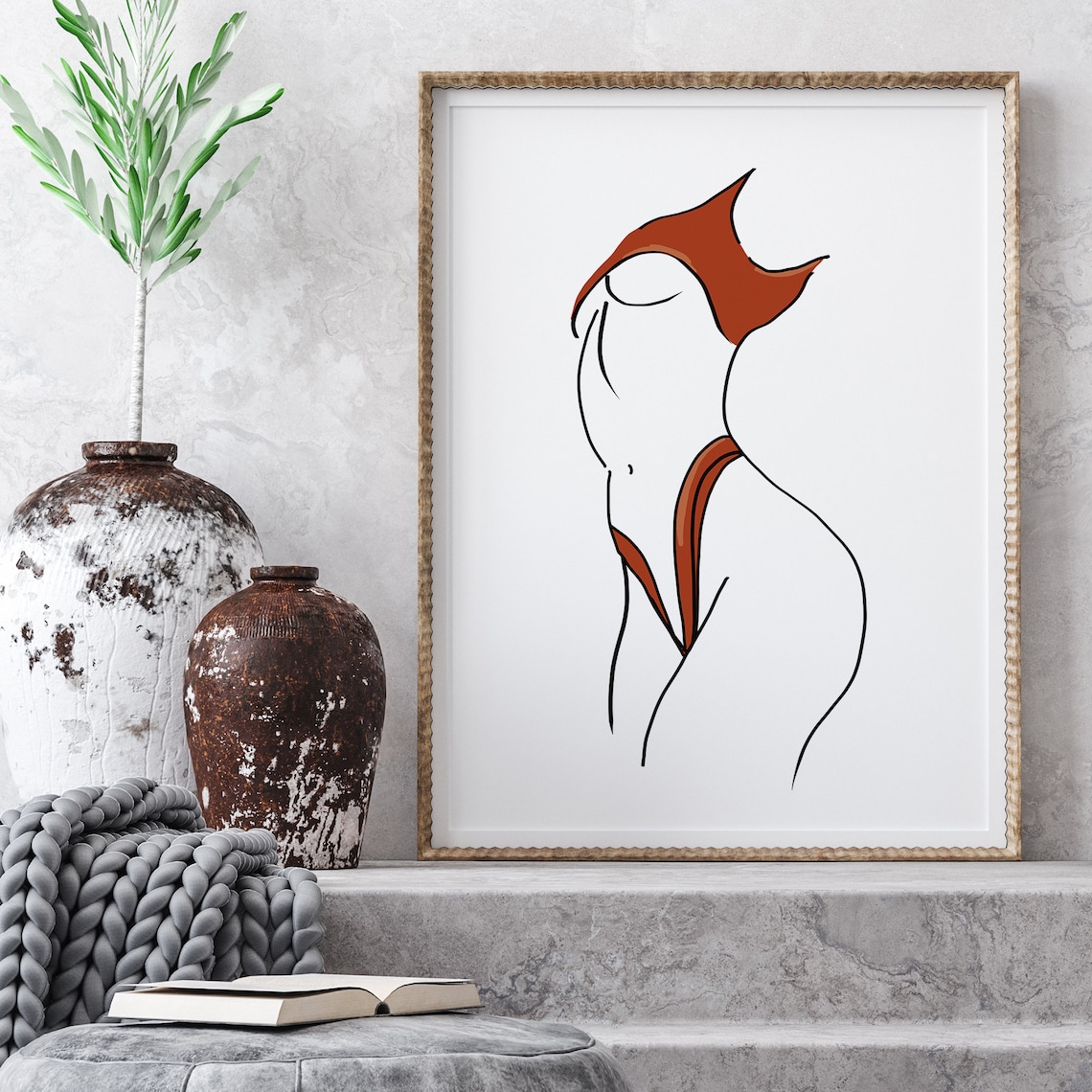 Woman Body Line Art Female Line Art Poster Woman Sketch Art - Etsy