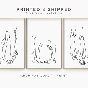 Couple Feet Line Art Romantic Couple Feet Print Bedroom Wall - Etsy