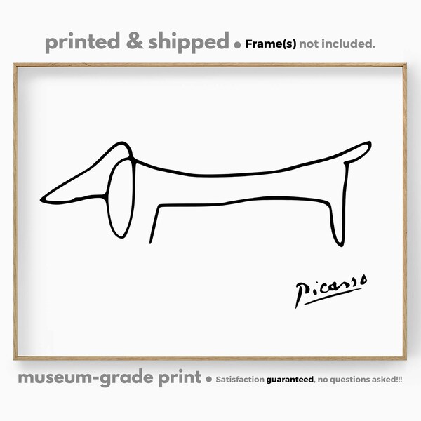 Picasso Line Drawing - Etsy