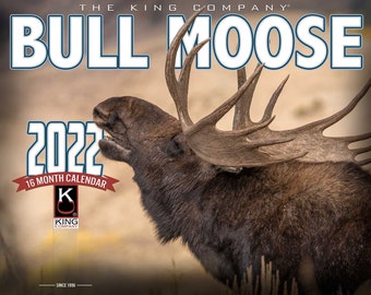 Moose Calendar | Etsy