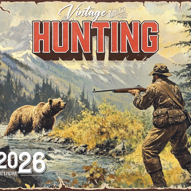 Hunting 2026 Calendar - Etsy