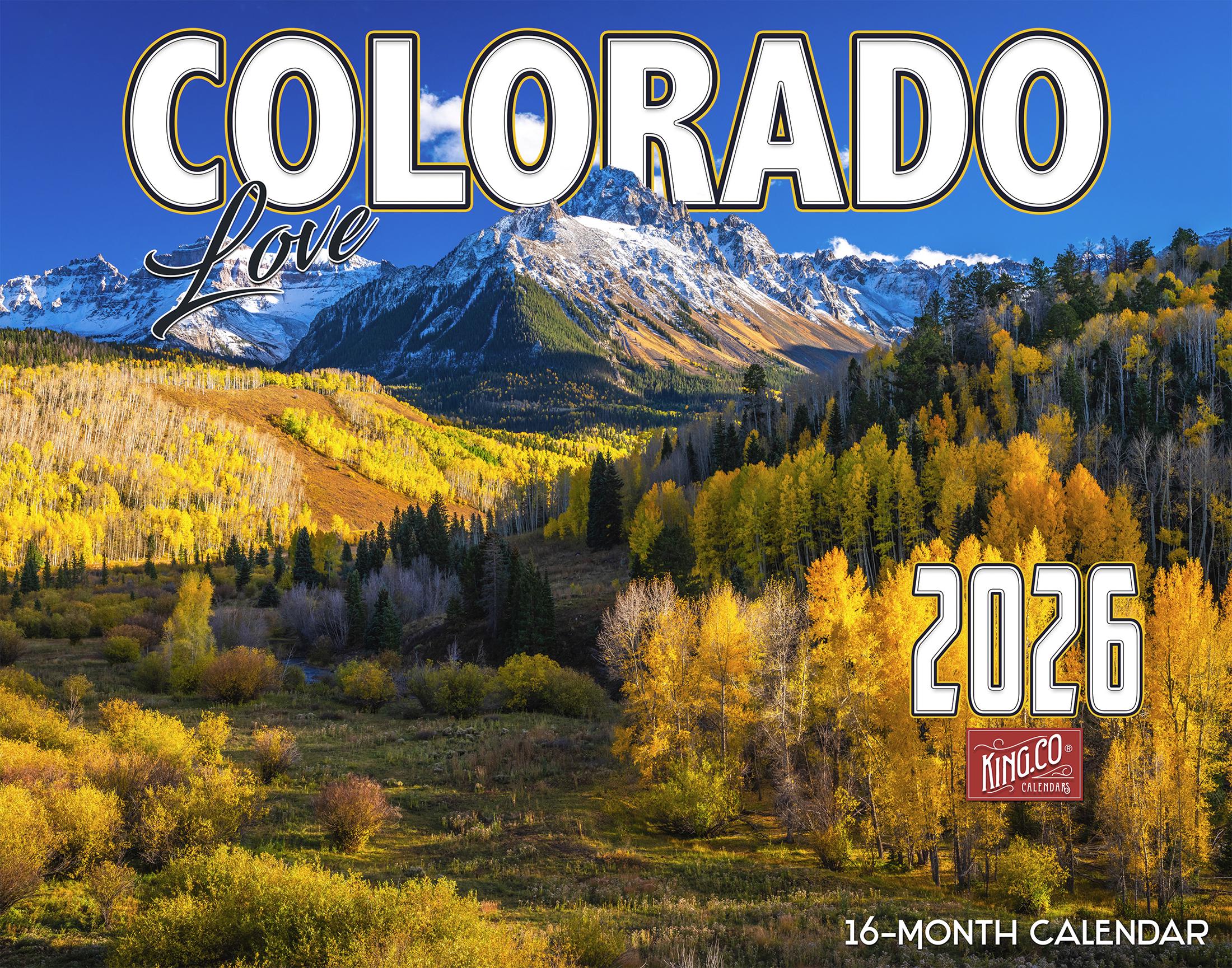 2026 Colorado Scenic Wall Calendar 16-month X-large Size 14x22 ...