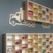 Wall Mounted Car Rack , Toy Car Display Case , Hot Wheels Car Storage ...