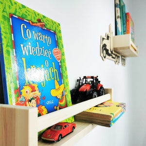Hanging Children's Shelf With Car Graphics , Car Shaped Children's ...