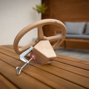 Wooden Steering Wheel for a Child , Little Driver , Toy Steering Wheel ...