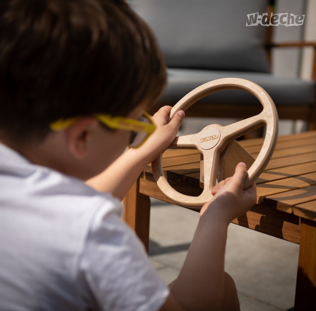 Toy Steering Wheel , MONTESSORI Educational Wooden Toys, Original Gift ...