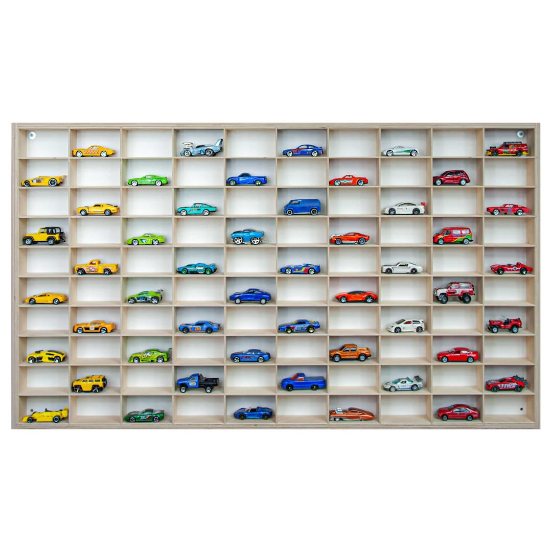 Display Shelf for Matchbox Car 100 Pcs. Toy Car Storage and Showcase ...