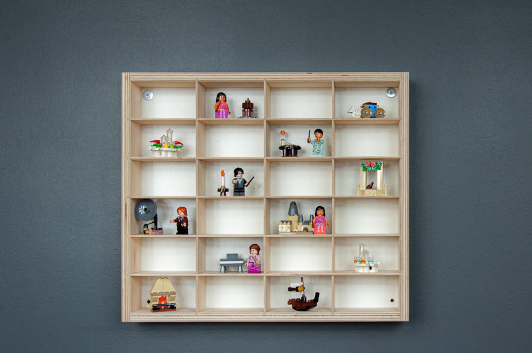 Lego Shelf | Figurine Display for Lego Duplo | Lego Shelf Ideas ...