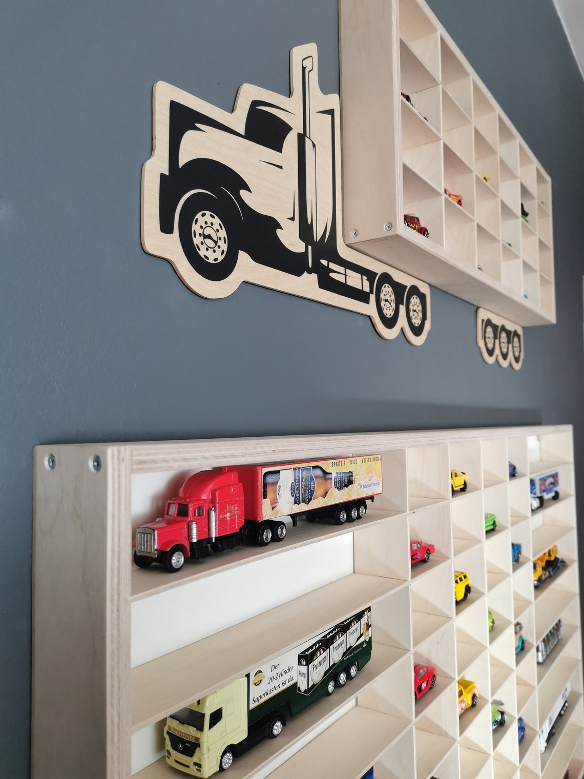 Wall Mounted TRUCK Shelf for Car Models / Wooden Shelf for - Etsy