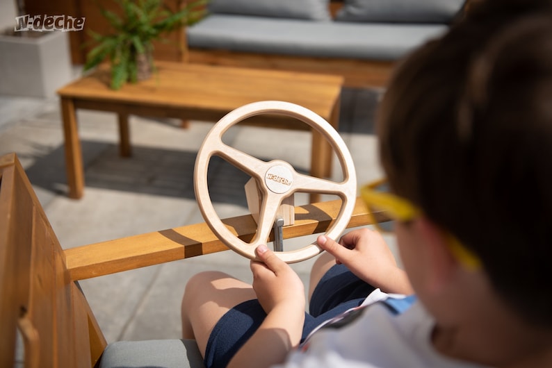 Wooden Steering Wheel for a Child Little Driver Toy - Etsy