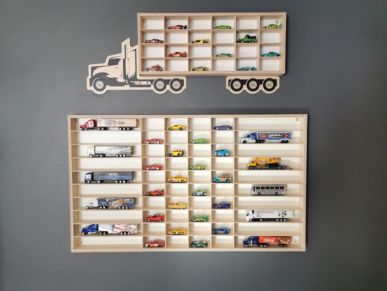 Wall Mounted TRUCK Shelf for Car Models / Wooden Shelf for - Etsy