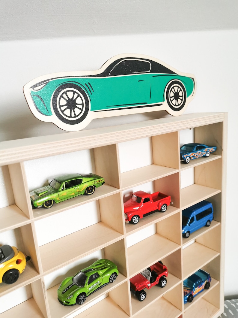 Hot Wheels Car Showcase Race Car Graphics Playroom Display - Etsy