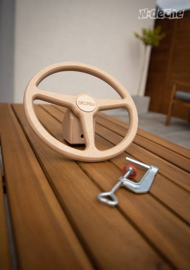 Wooden Steering Wheel for a Child Little Driver Toy - Etsy