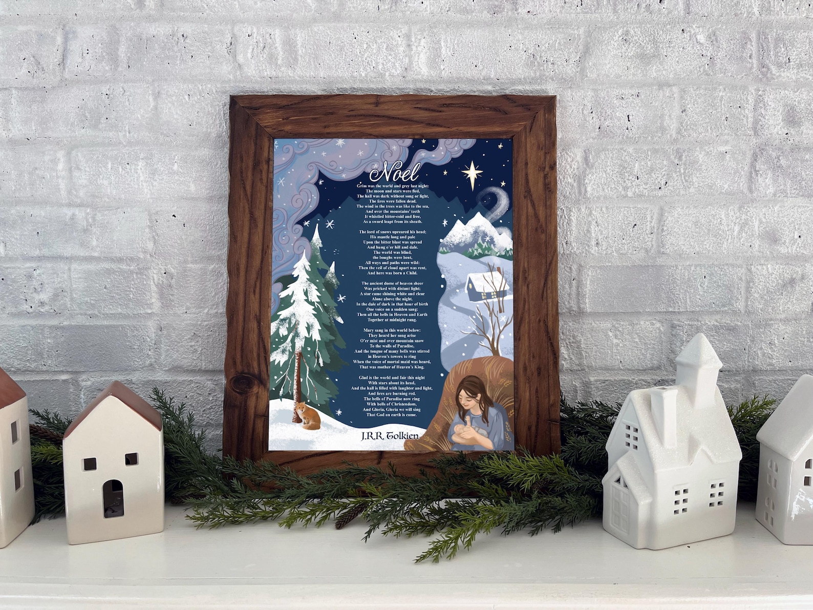 Noel Poem by JRR Tolkien - Digital Download - Etsy