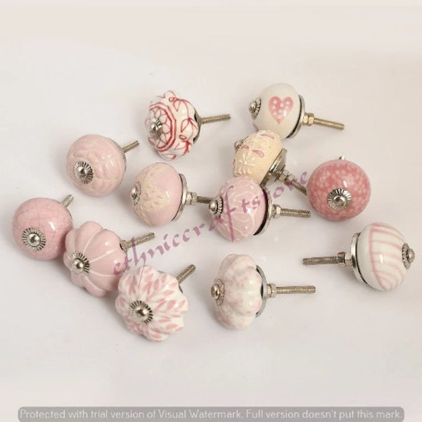 Pink Drawer Knobs - Etsy