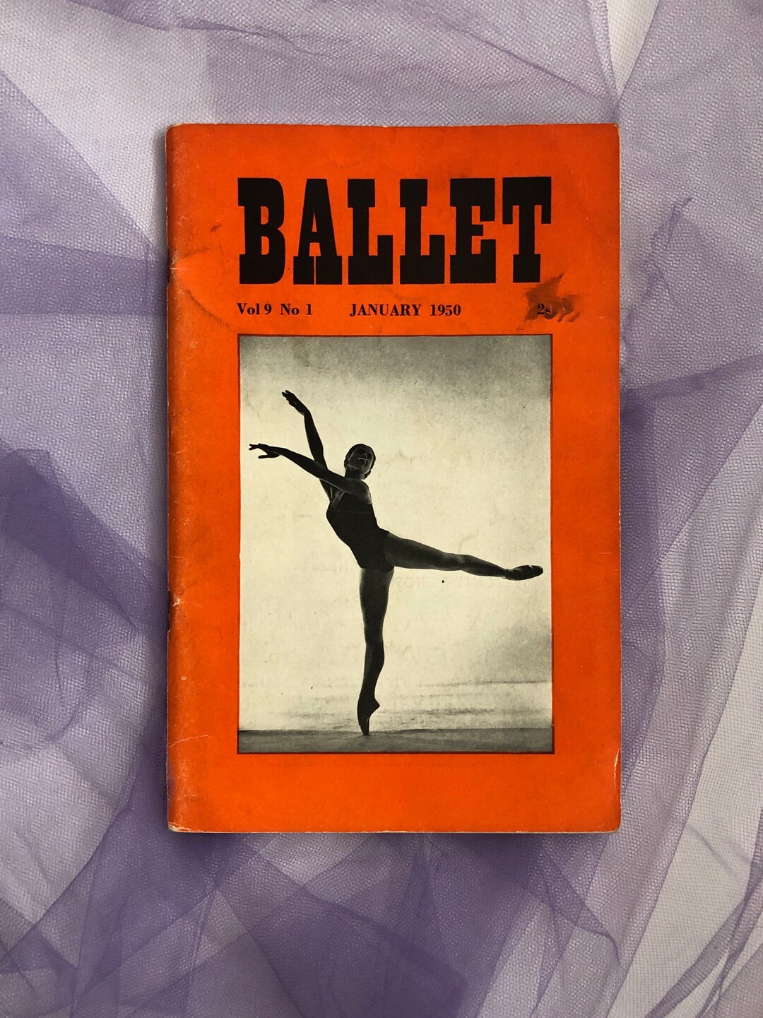 Vintage Ballet Magazine 1950 - Etsy