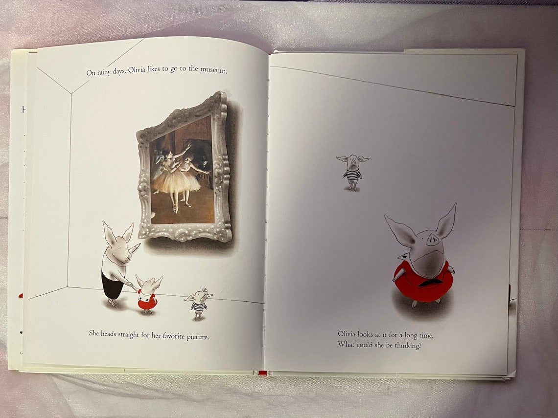 Olivia Piglet Book With Ballet Scene - Etsy