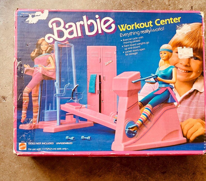 Vintage Barbie Gym Play Set - Etsy