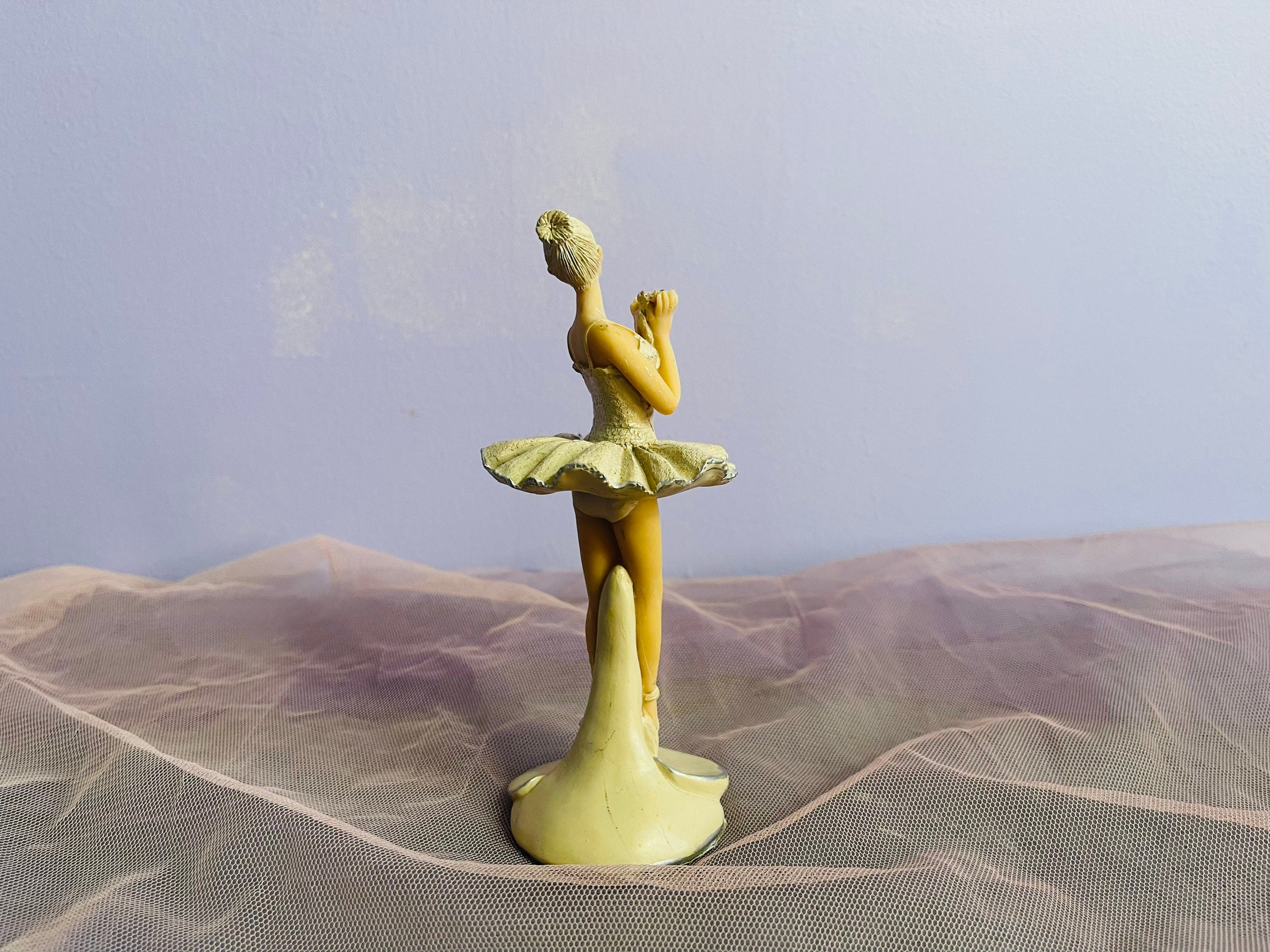 Pretty Resin Ballerina Figurine - Etsy