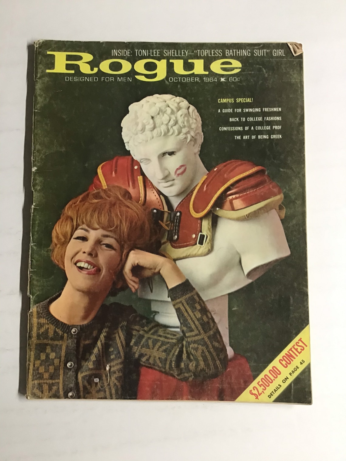 Vintage Rogue Magazine Octubre de 1964 Pin Up Girlie LISTADO | Etsy