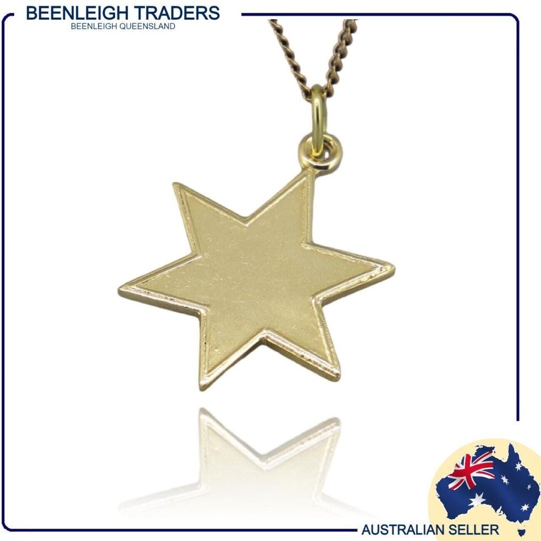 Yellow Gold - 6 Pointed Star Charm - Guaranteed Genuine 18ct Gold - Etsy