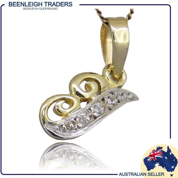 9ct Letter I Pendant - Etsy