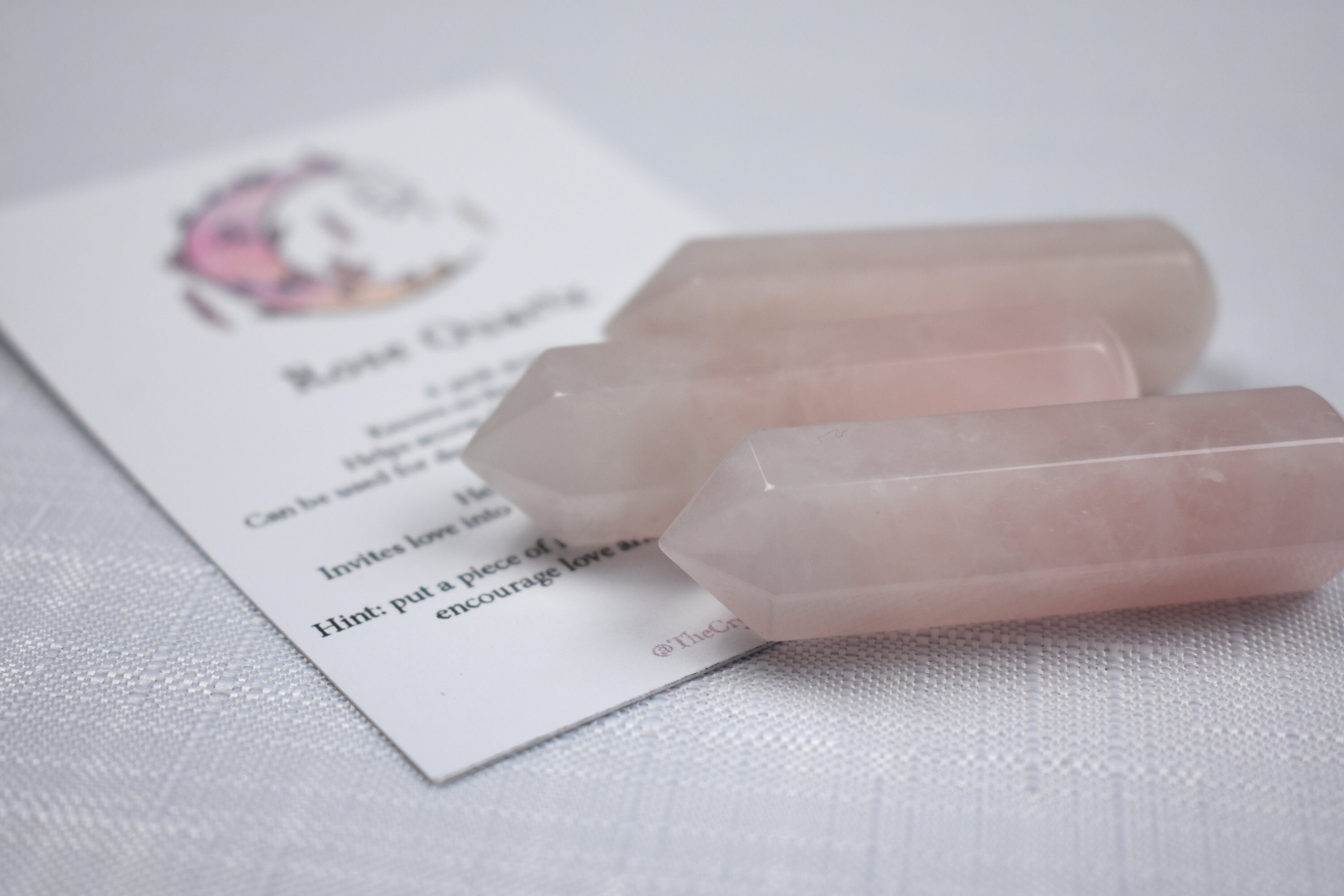 Rose Quartz / Wand / Charging Crystals / Spell Casting - Etsy