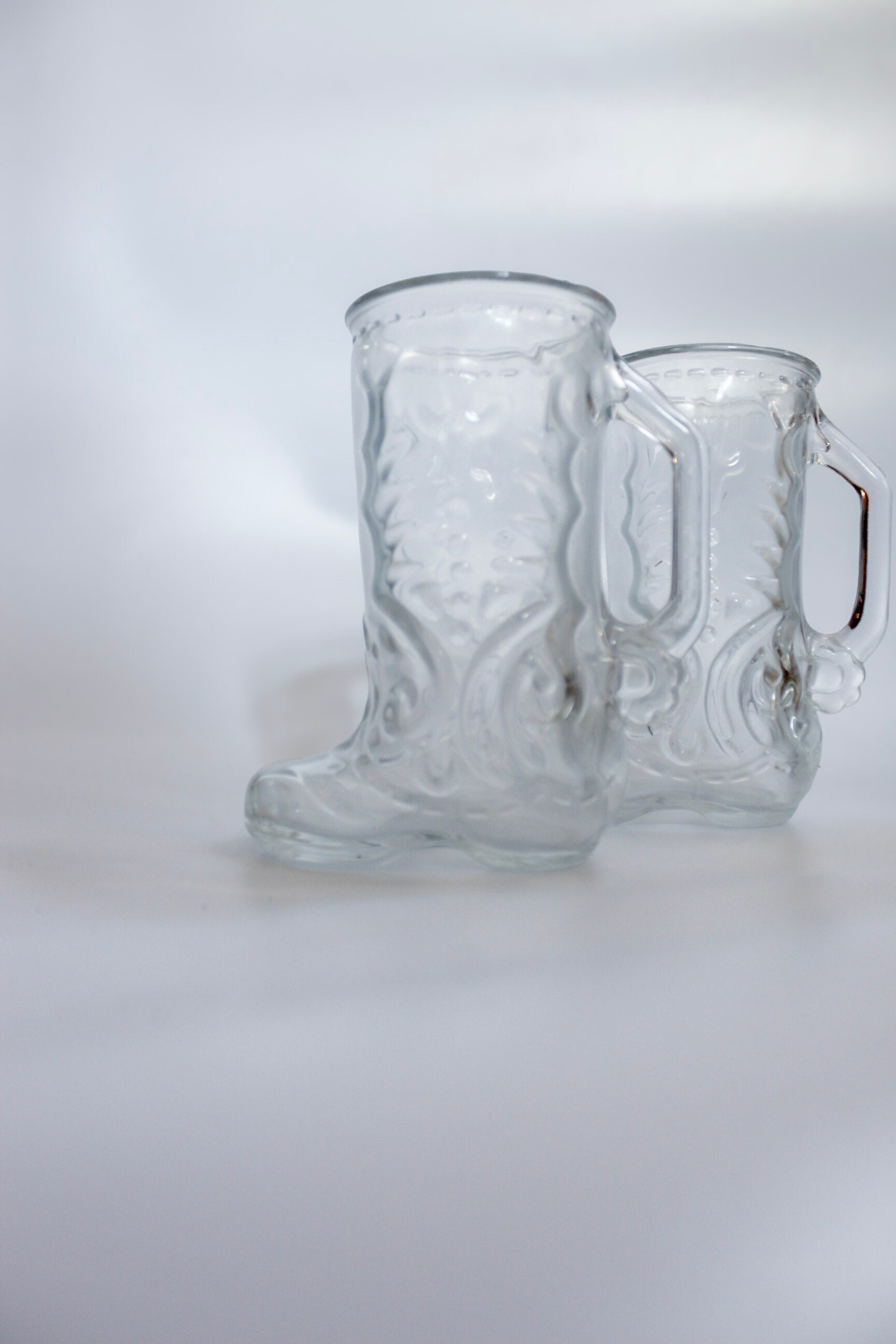 Libbey Country Western Cowboy Boot Glass Beer Mugs 12 Oz Set of 2 - Etsy