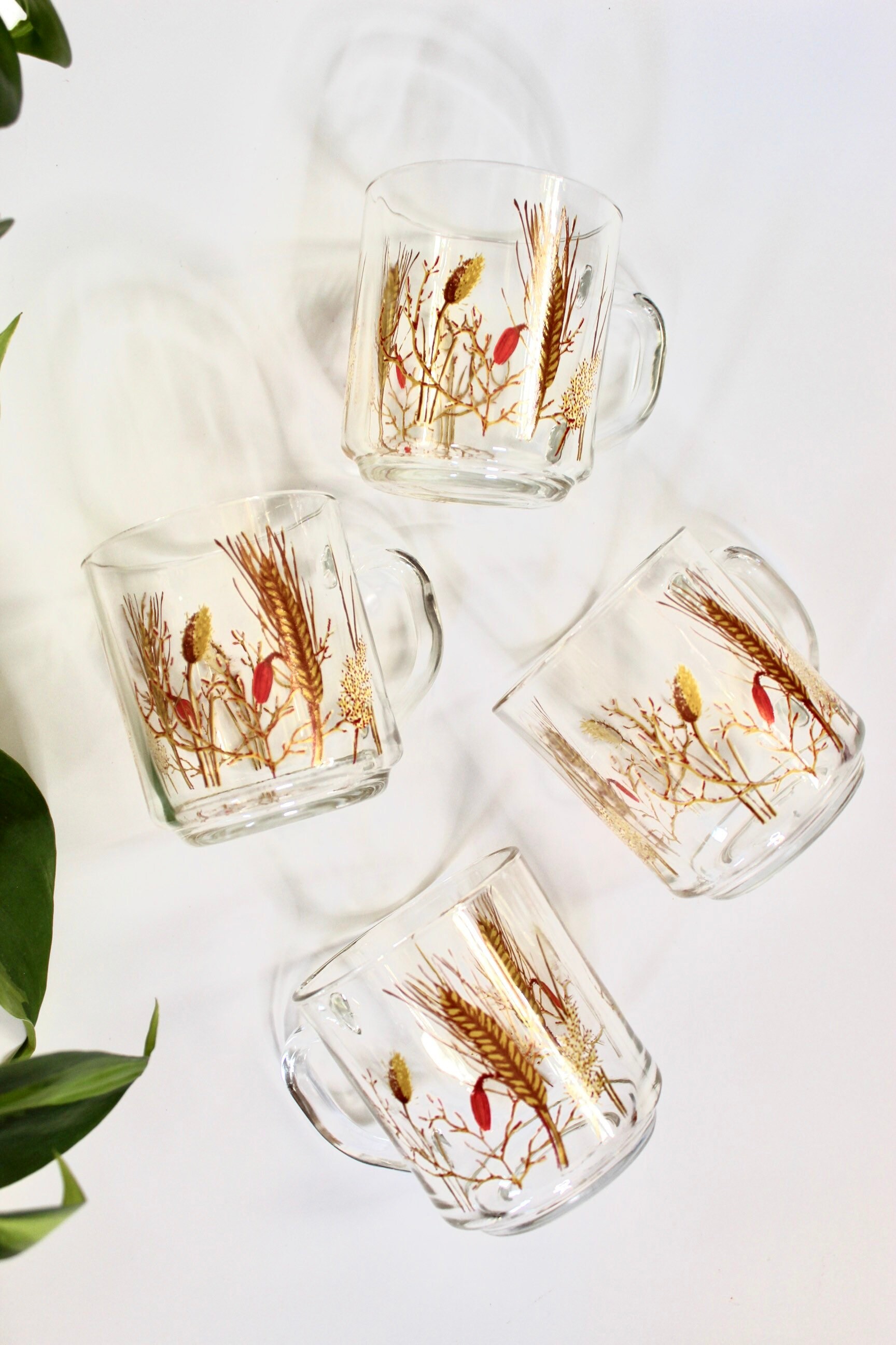 Vintage Arc Glass Canisters W Luminarc Mugs Made in France - Etsy