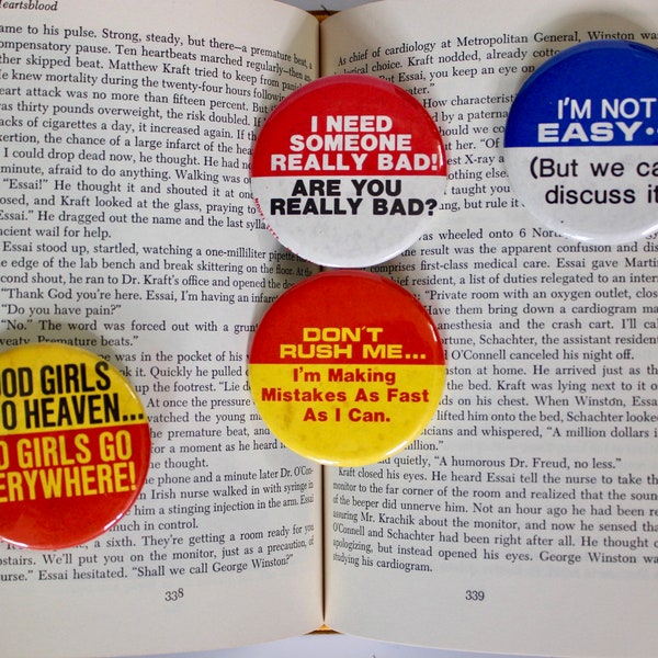 Funny Buttons - Etsy