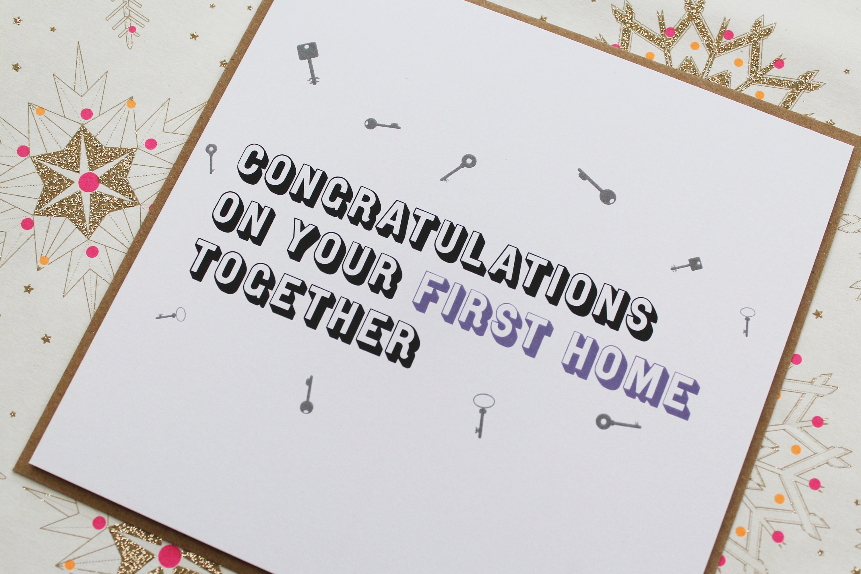 First Home Card New Home Card Housewarming Card Moving in - Etsy