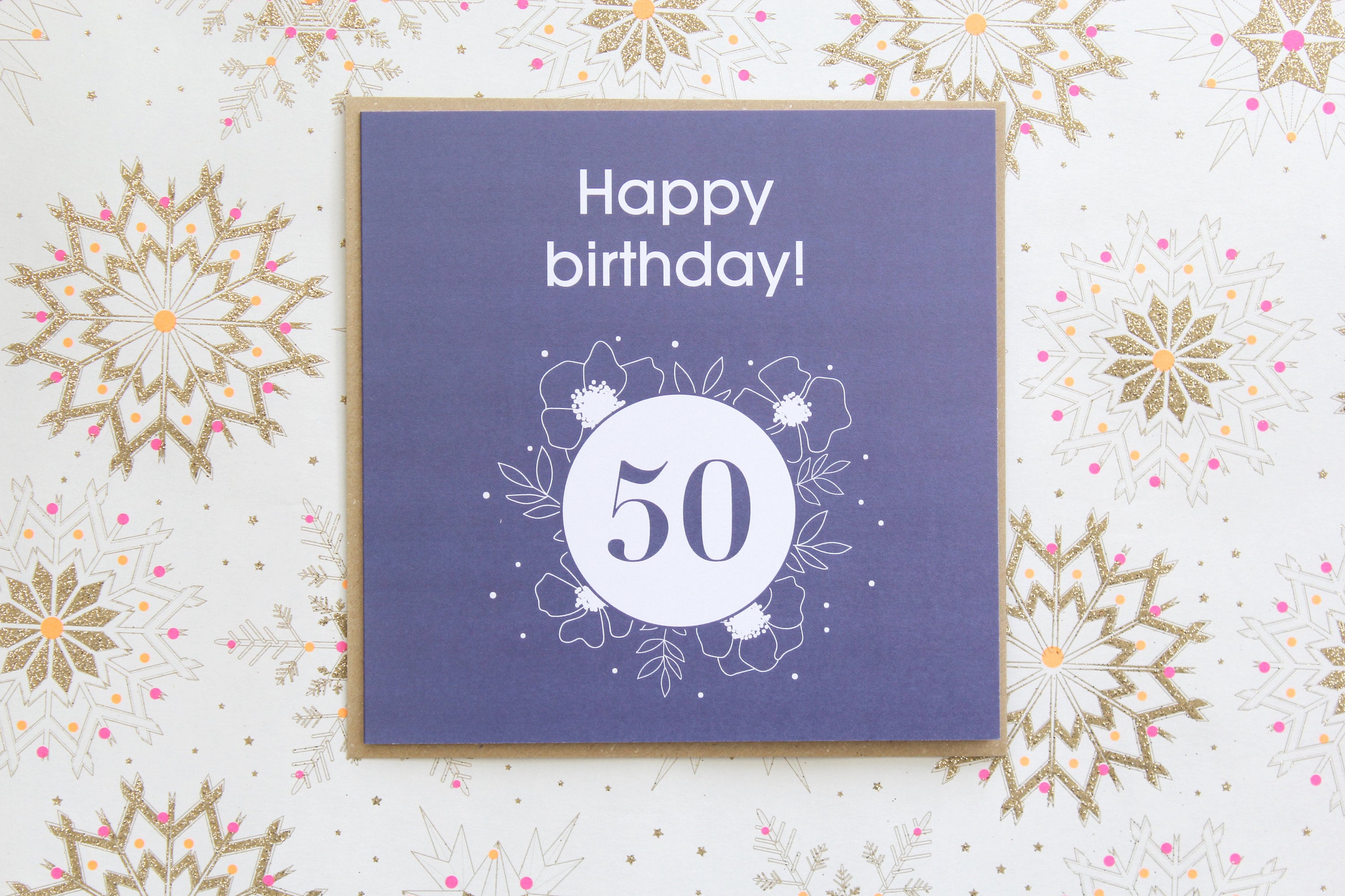 50 Birthday Card Happy 50th Birthday Card Friends Birthday - Etsy