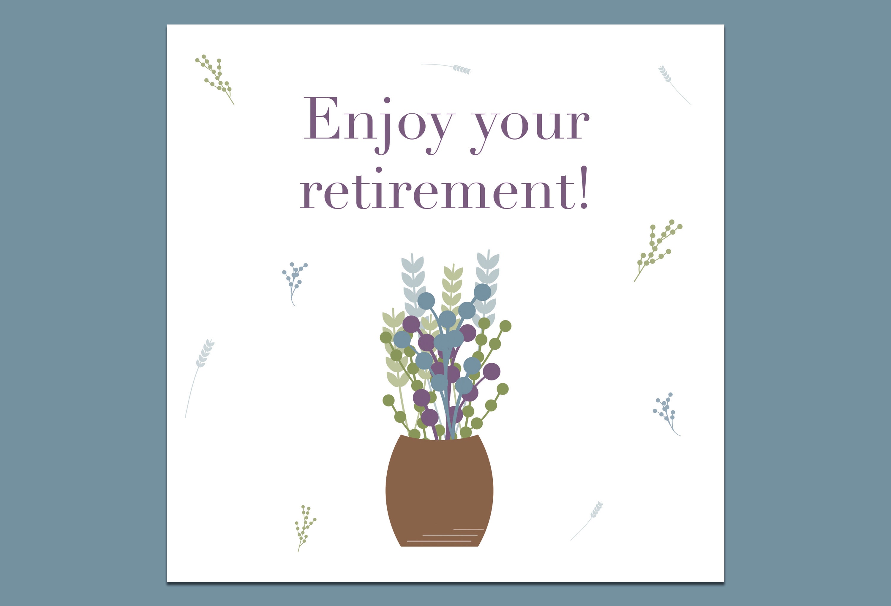 Enjoy Your Retirement Card, Happy Retirement Card, Card for Retirement ...