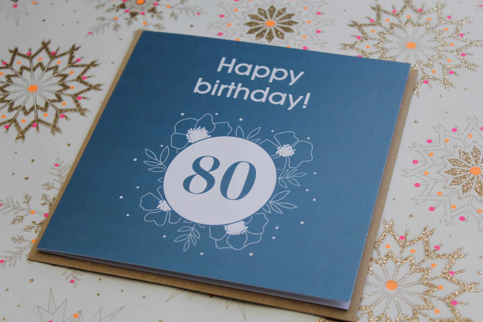 80th Birthday Card, Happy 80th Birthday, Friends Birthday, Birthday ...