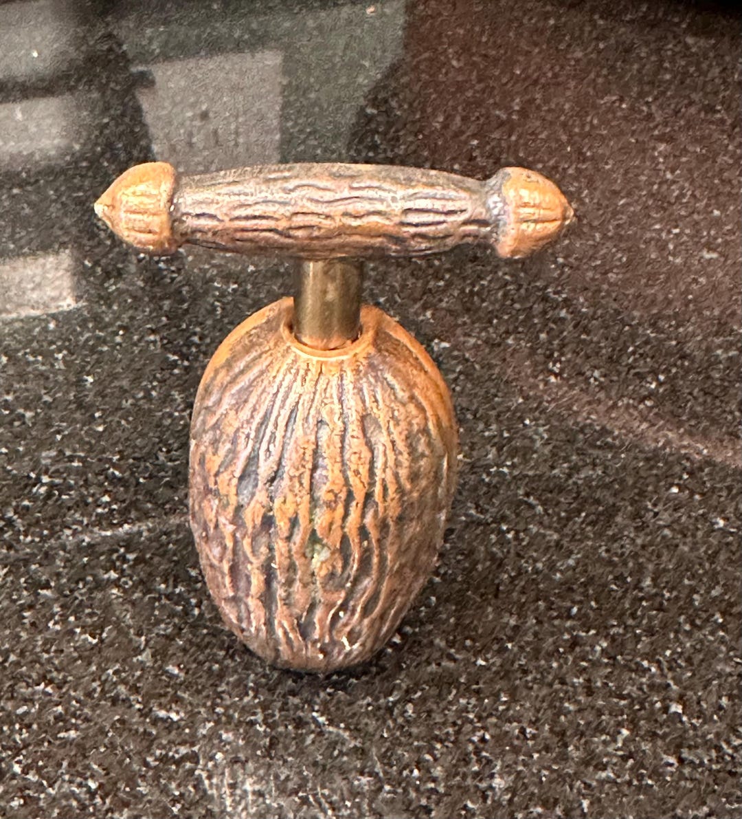 Vintage German GES GESCHUTZT Copper Brass Walnut Shape Nut Cracker ...