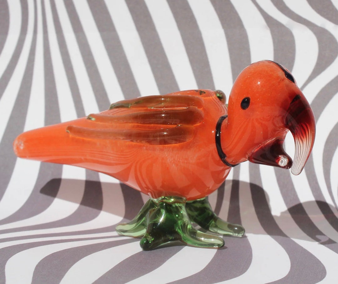 5 Inch Orange Bird Pipe Novelty Pipe Stoner Gift - Etsy