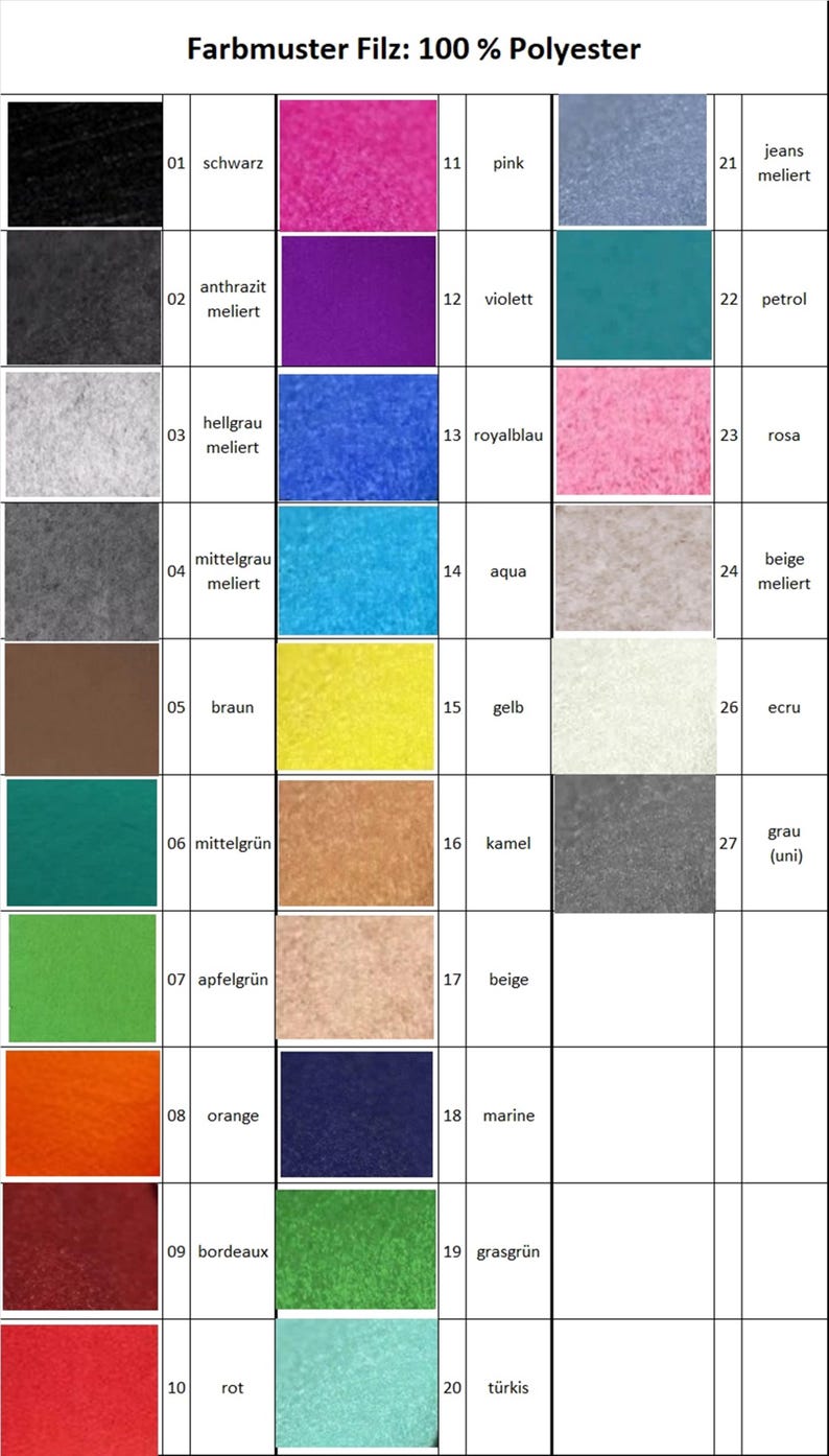 Felt Desk Pad, Choice of Size and Color - Etsy