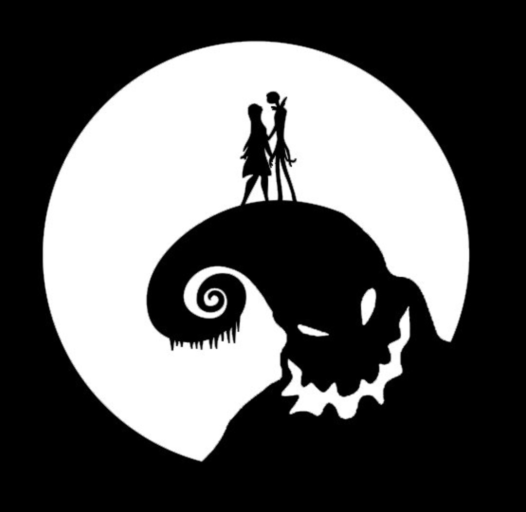 Nightmare before Christmas Oogie boogie jack and sally Wall, Car ...