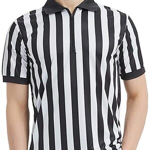 Roller Derby Referee Top. Striped Ref Top With Name on Back. Officials ...