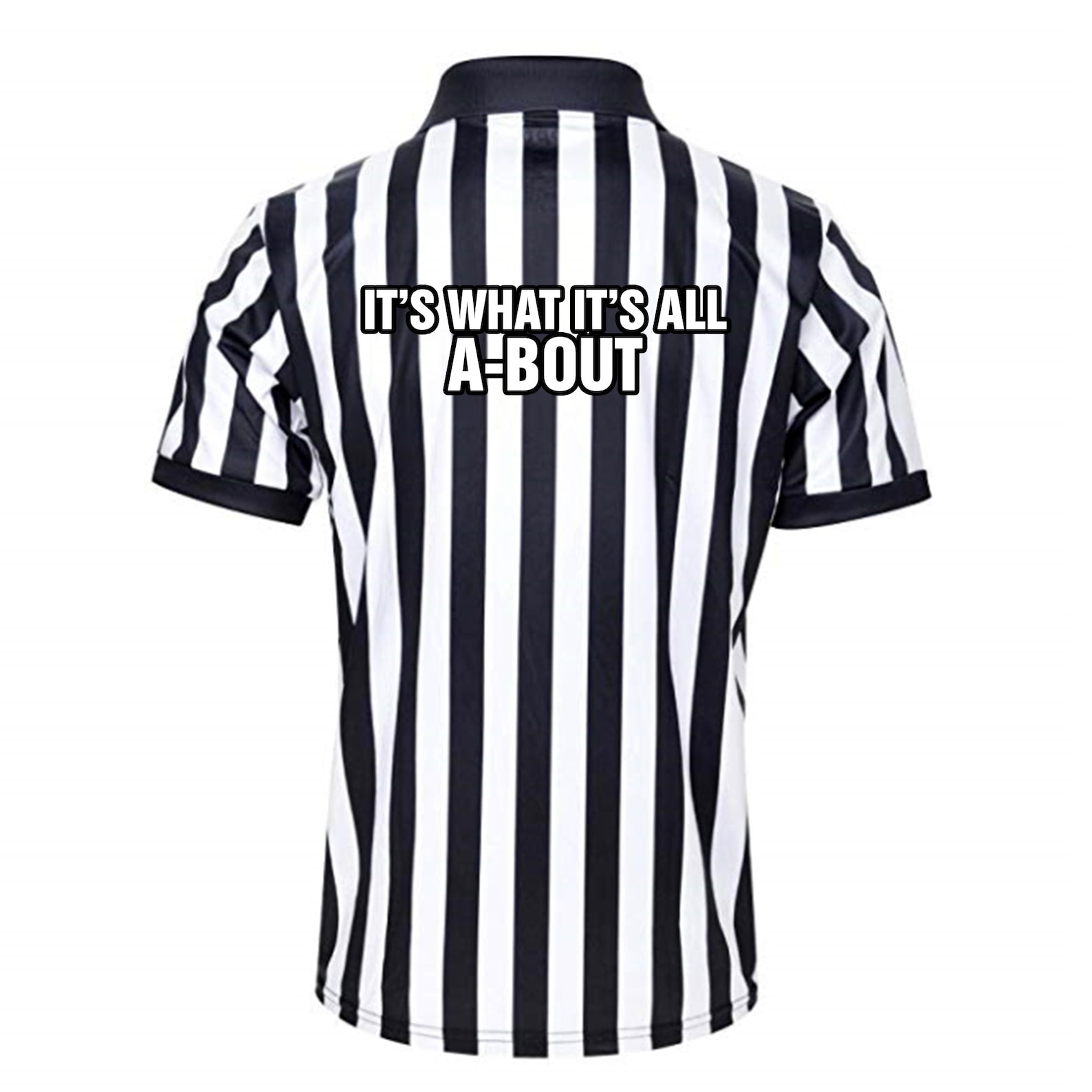 Roller Derby Referee Top. Striped Ref Top With Name on Back | Etsy UK