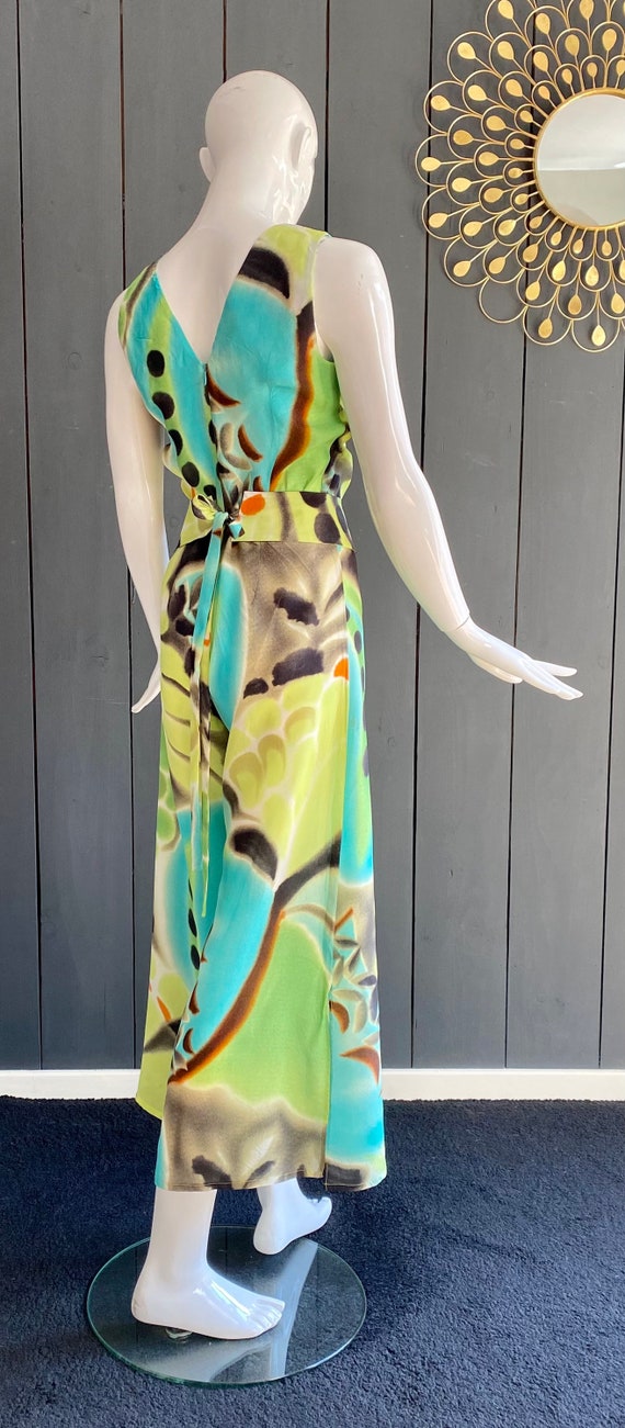 Y2K chic boho jumpsuit inspired by the 1970s in fluid… - Gem